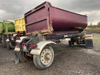1987 Reliance PUP TRANSFER TRAILER End Dump Trailer For Sale | Rathdrum ...