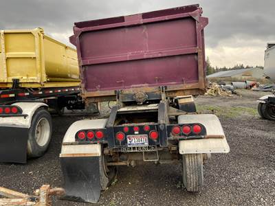 1987 Reliance PUP TRANSFER TRAILER End Dump Trailer For Sale | Rathdrum ...