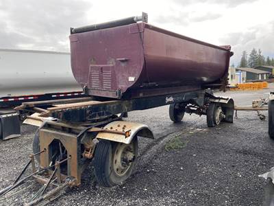 1987 Reliance PUP TRANSFER TRAILER End Dump Trailer For Sale | Rathdrum ...