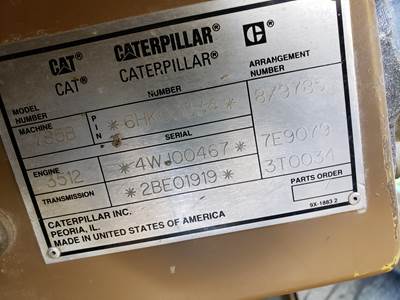 1994 Caterpillar 785B Off-Highway Truck - 7-50 For Sale - Decker, MT ...