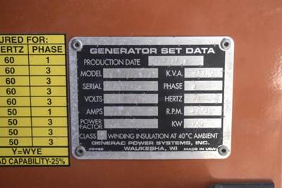 2001 Generac 400 KW Generator For Sale, 34 Hours | Brighton, CO | 89960 ...