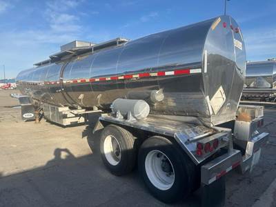 1977 Fruehauf 6000 GALLON CONICAL STAINLESS Waste / Sludge Tank Trailer ...