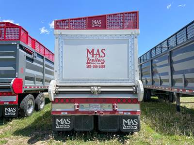 2025 MAS TRAILERS 38 FT Tri Axle Steel Live Floor Trailer For Sale ...