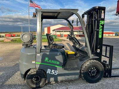 2025 RANKO R55 Pneumatic Tire Forklift - 5500lb Capacity, 16ft Lift ...