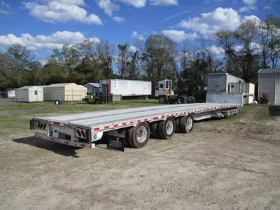 2020 Benson TRI-AXLE 53 FT ALUMINUM DROPDECK WITH NEW HD RAMPS Drop ...