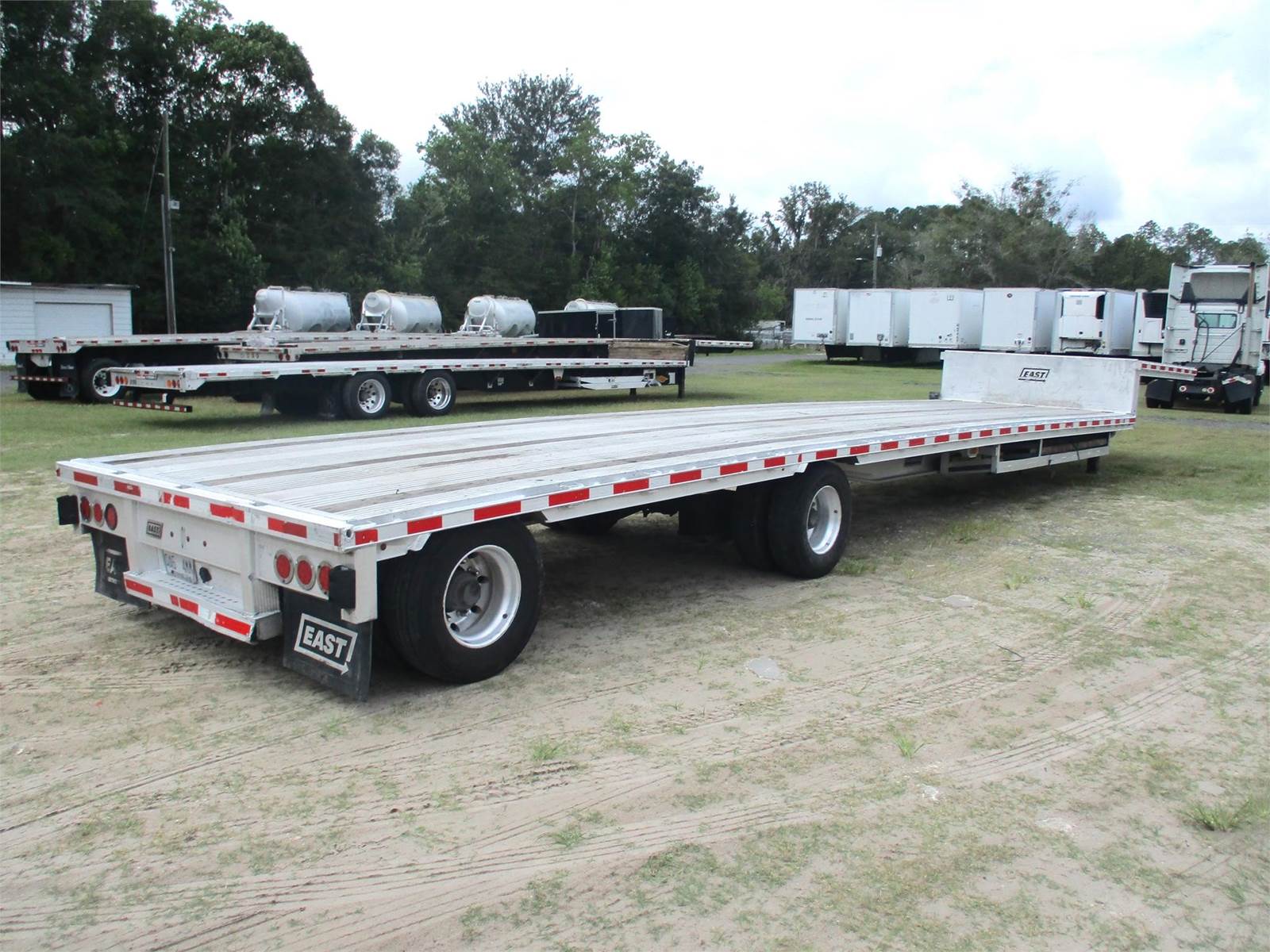 2014 East 48x102 Aluminum Drop Deck Trailer - Air Ride, Fixed Spread ...