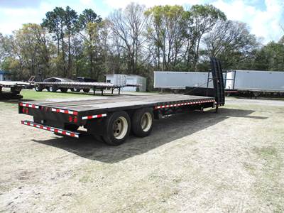 1999 Fontaine DROP DECK WITH FORK LIFT RAMP Drop Deck Trailer For Sale ...