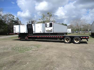 1999 Fontaine DROP DECK WITH FORK LIFT RAMP Drop Deck Trailer For Sale ...