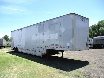 1998 Kentucky 51 FT DROP FRAME MOVING VAN Tandem Axle Aluminum Drop ...
