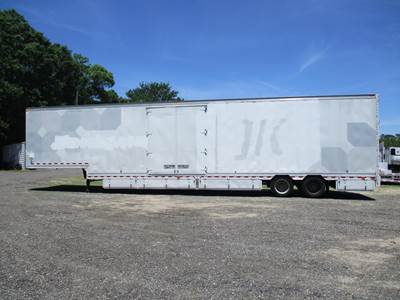 1998 Kentucky 51 FT DROP FRAME MOVING VAN Tandem Axle Aluminum Drop ...
