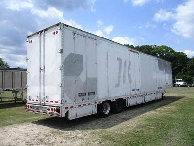 2006 Kentucky 53 FT DROP FRAME MOVING VAN WITH BELLY BOXES Tandem Axle ...