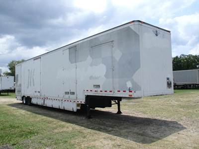 2006 Kentucky 53 FT DROP FRAME MOVING VAN WITH BELLY BOXES Tandem Axle ...