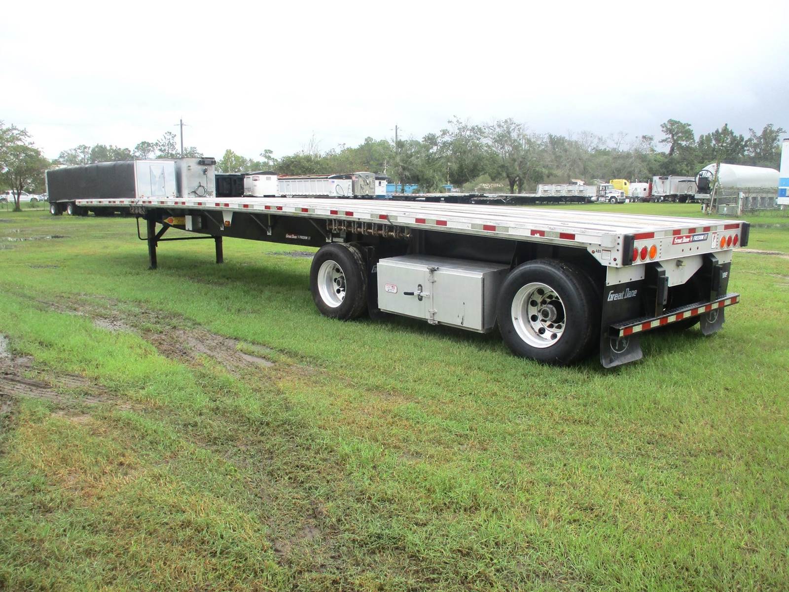 2019 Great Dane 48x102 Combination Flatbed Trailer - Air Ride, Fixed ...