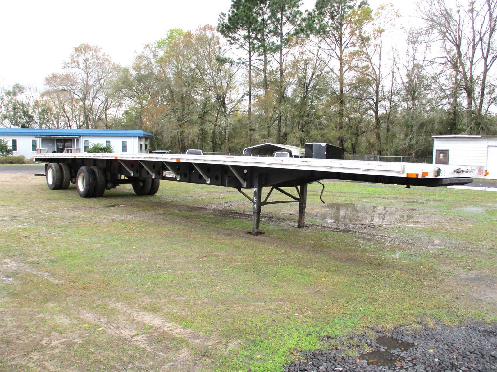 2005 Transcraft 53x102 Combination Flatbed Trailer - Air Ride, Fixed ...