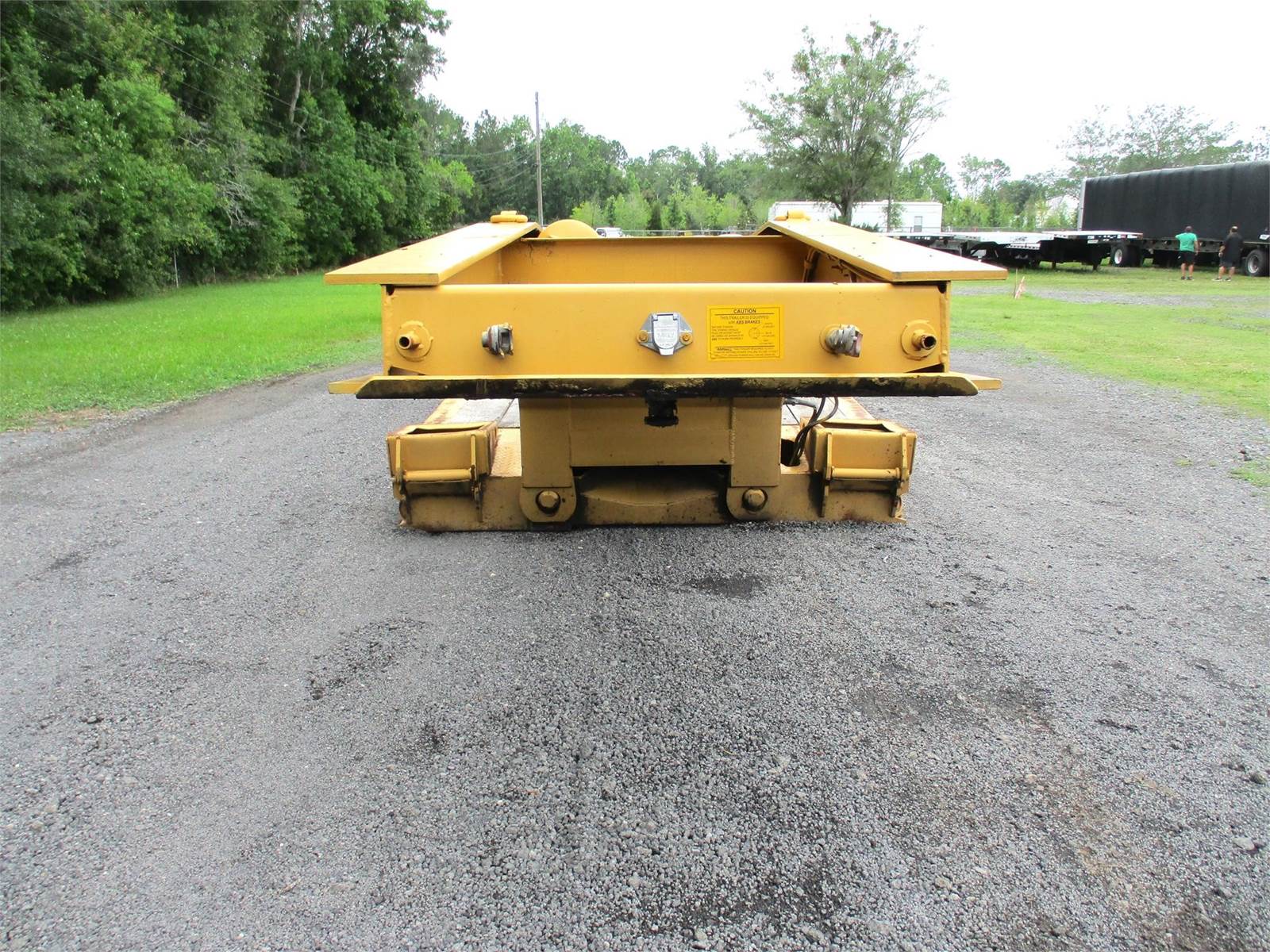 2002 Eager Beaver 53x102 Tri Axle Steel Lowboy Trailer - Air Ride ...