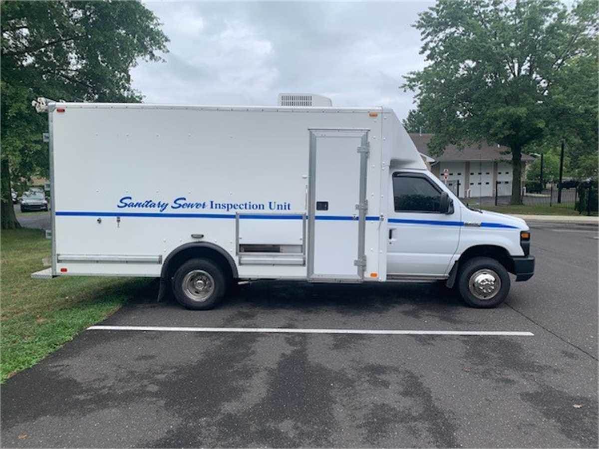 2012 Ford E-450 Hi-Cube Box Van, Pipe TV Inspection Truck For Sale ...