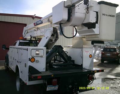 Ram 5500 4X4 Bucket Truck - Terex Hi-Ranger HR37M Aerial Lift 42 Ft ...