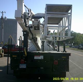 Bridge Inspection Truck - Paxton Mitchell Snooper with 10 Ft Rotating ...