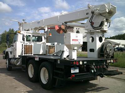 2010 International 7500 6X4 Digger Derrick Truck - Terex Telelect ...