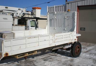 2001 Knapheide PCH-143B Steel Flatbed 14 Ft 3 Inch Truck Body For Sale ...