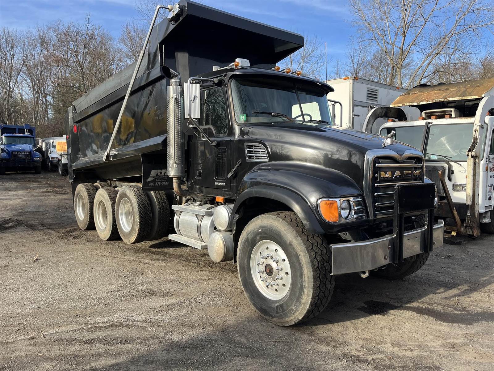 2005 Mack Granite CV713 Tri Axle Dump Truck - 10 Speed Manual, 16' Dump ...