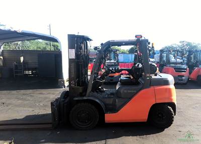 2020 Toyota 8FG35U Pneumatic Tire Forklift - rightline Rotator For Sale ...
