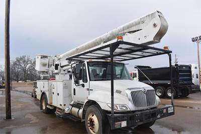 International DuraStar 4300 Boom / Bucket Truck - 2012 Altec AA55 Aerial Lift, Automatic For ...