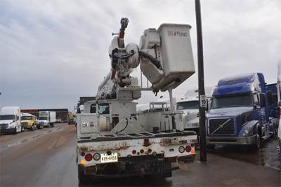 International DuraStar 4300 Boom / Bucket Truck - 2012 ALTEC AA55 Aerial Lift, Automatic For ...