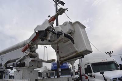 International DuraStar 4300 Boom / Bucket Truck - 2012 Altec AA55 Aerial Lift, Automatic For ...