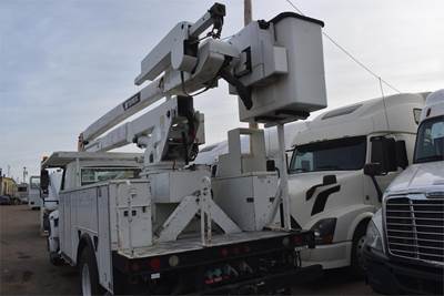 International DuraStar 4300 55 ft Boom / Bucket Truck - 2012 Terex HI RANGER HRX-55 Aerial Lift ...