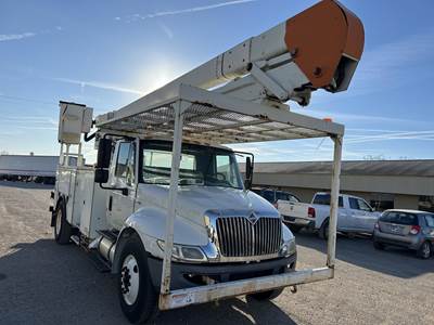 International DuraStar 4300 55 ft Boom / Bucket Truck - 2012 TEREX HI RANGER 5TC-55 Aerial Lift ...