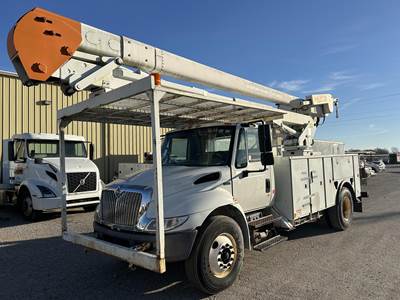 International DuraStar 4300 55 ft Boom / Bucket Truck - 2012 TEREX HI RANGER 5TC-55 Aerial Lift ...