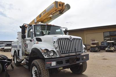 International WorkStar 7300 42 ft Boom / Bucket Truck - 2008 Altec L42M ...