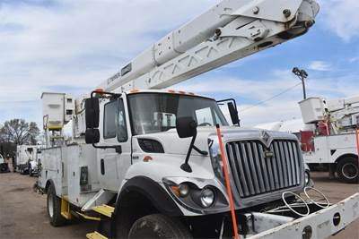 International WorkStar 7300 55 ft Boom / Bucket Truck - 2009 Terex XM55 ...