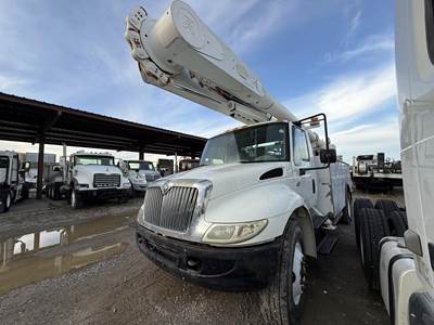 International WorkStar 7400 55 ft Boom / Bucket Truck - 2006 ALTEC AM55 ...