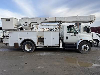 International WorkStar 7400 55 ft Boom / Bucket Truck - 2006 ALTEC AM55 ...