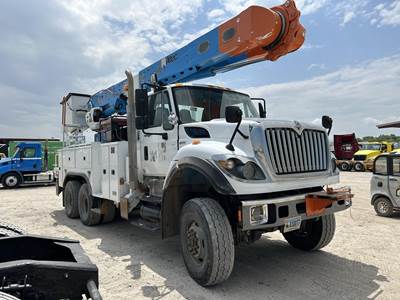 International WorkStar 7500 55 ft Boom / Bucket Truck - 2013 Altec AM55 ...