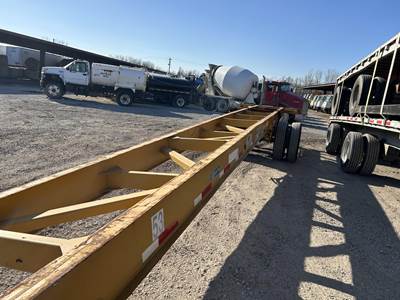 2000 Stoughton 53 FT CONTAINER CHASSIS Tandem Axle Steel Container ...