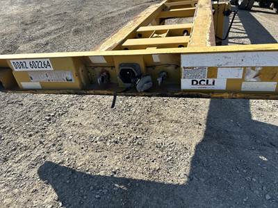 2000 Stoughton 53 FT CONTAINER CHASSIS Tandem Axle Steel Container ...