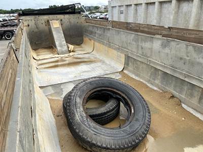 1984 CMC 27 ft Frameless End Dump Trailer - Tandem Axle, Aluminum ...