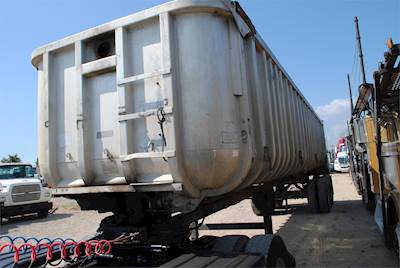 1977 Hobbs 32 ft Frameless End Dump Trailer - Tandem Axle, Aluminum ...