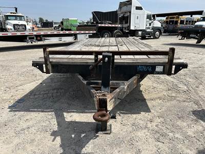 1984 Custom Built 20 FT PINTLE HITCH Tri Axle Steel Tag Trailer ...