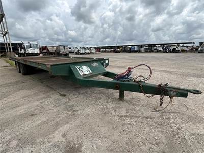 1993 G & H MANUFACTURING INC 36 FLAT DECK TAG TRAILER Tag Trailer For ...