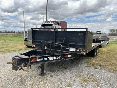 2016 Hudson 18 FT EQUIPMENT TRAILER Tandem Axle Steel Tag Trailer ...