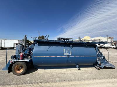 1980 J & L 4000 GALLON MIXING TANK Waste / Sludge Tank Trailer For Sale ...