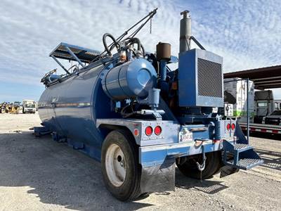 1980 J & L 4000 GALLON MIXING TANK Waste / Sludge Tank Trailer For Sale ...