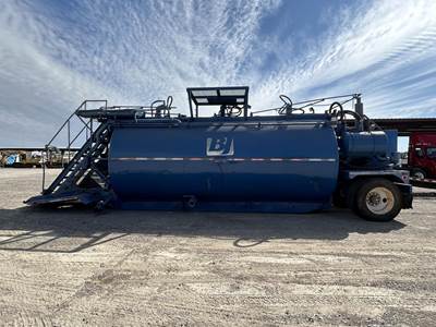 1980 J & L 4000 GALLON MIXING TANK Waste / Sludge Tank Trailer For Sale ...