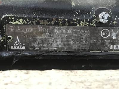 1010 Deutz BF4M2012C Diesel Engine For Sale | Hamont-Achel, Belgium ...