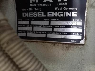 1986 MAN D2866 Diesel Engine For Sale | Hamont, Belgium | 0813239 ...