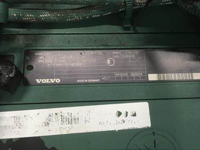 Volvo D6H Diesel Engine For Sale | Balenhoek, Belgium | 0814943 ...
